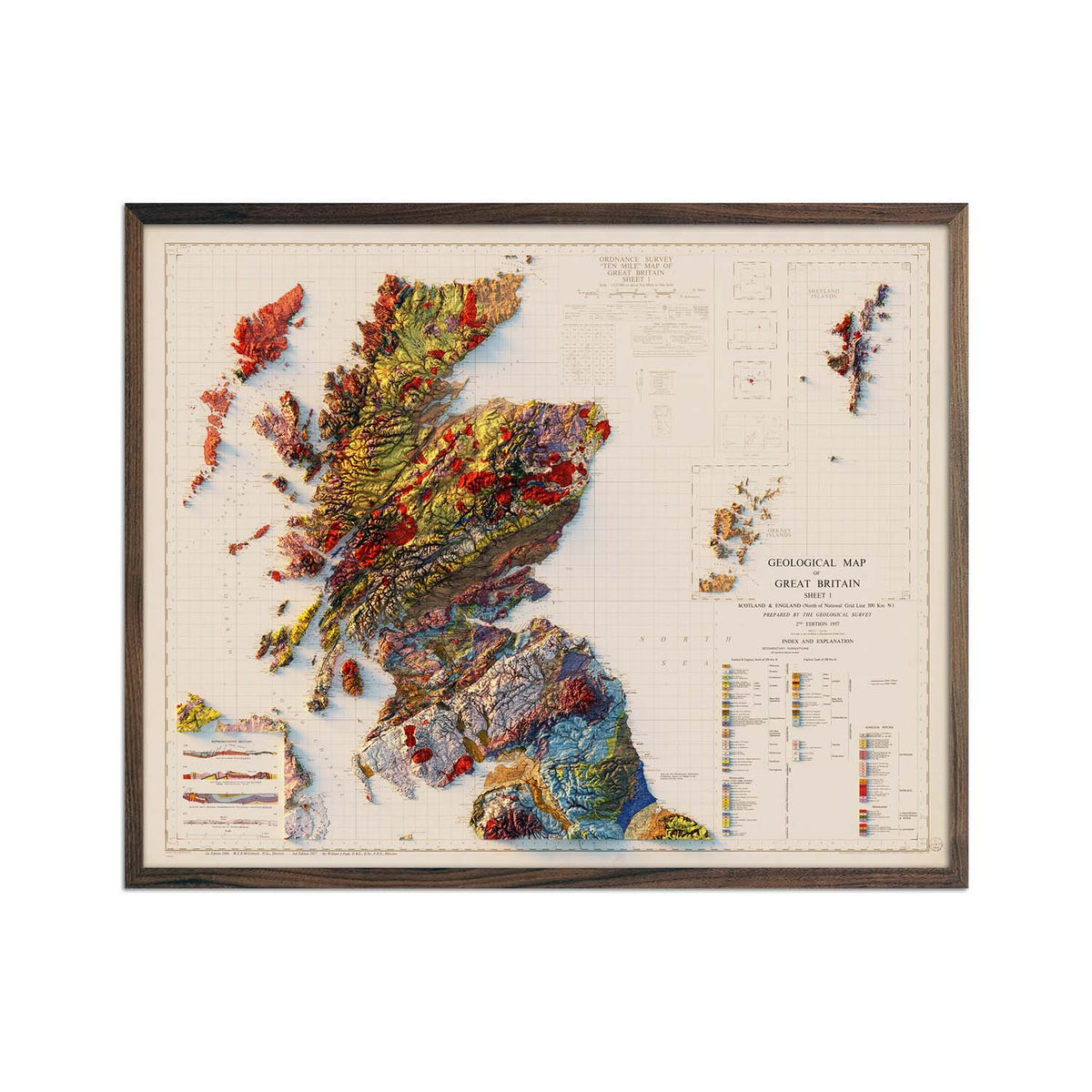 Scotland Map Posters & Art - Scotland Wall Maps - Muir Way
