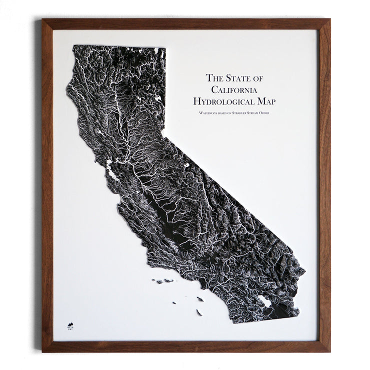 Hydrological Maps, River & Waterway Map Prints & Posters – Muir Way