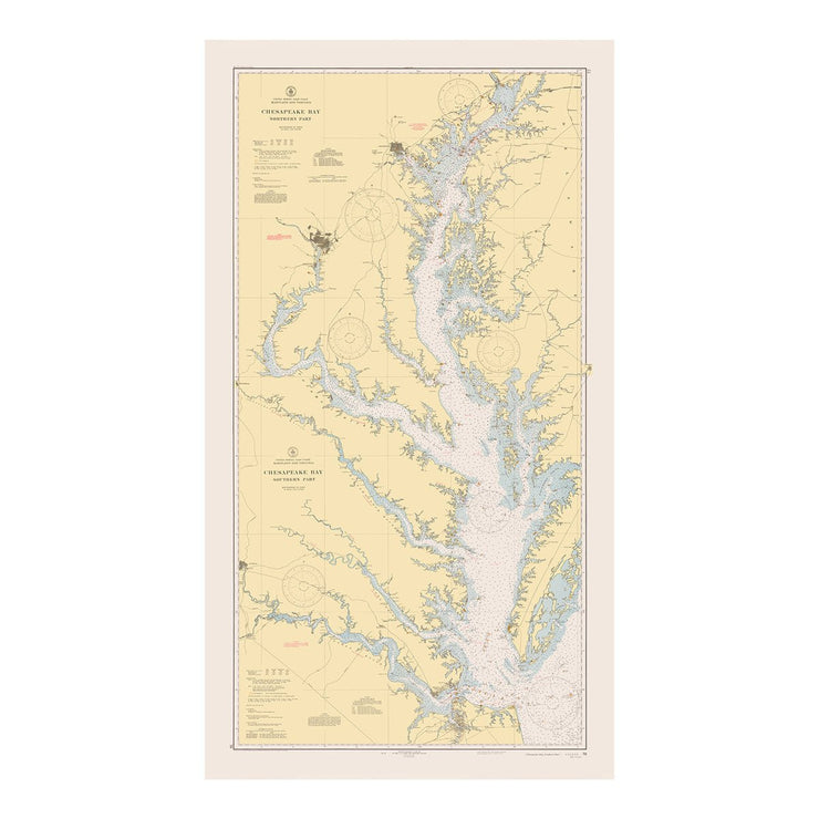 Chesapeake Bay Nautical Chart 1940 – Muir Way