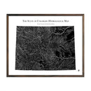 Colorado Hydrology Series Map | Map of rivers, streams & more – Muir Way