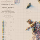 1957 Relief Map of Great Britain | Vintage UK Relief Map – Muir Way