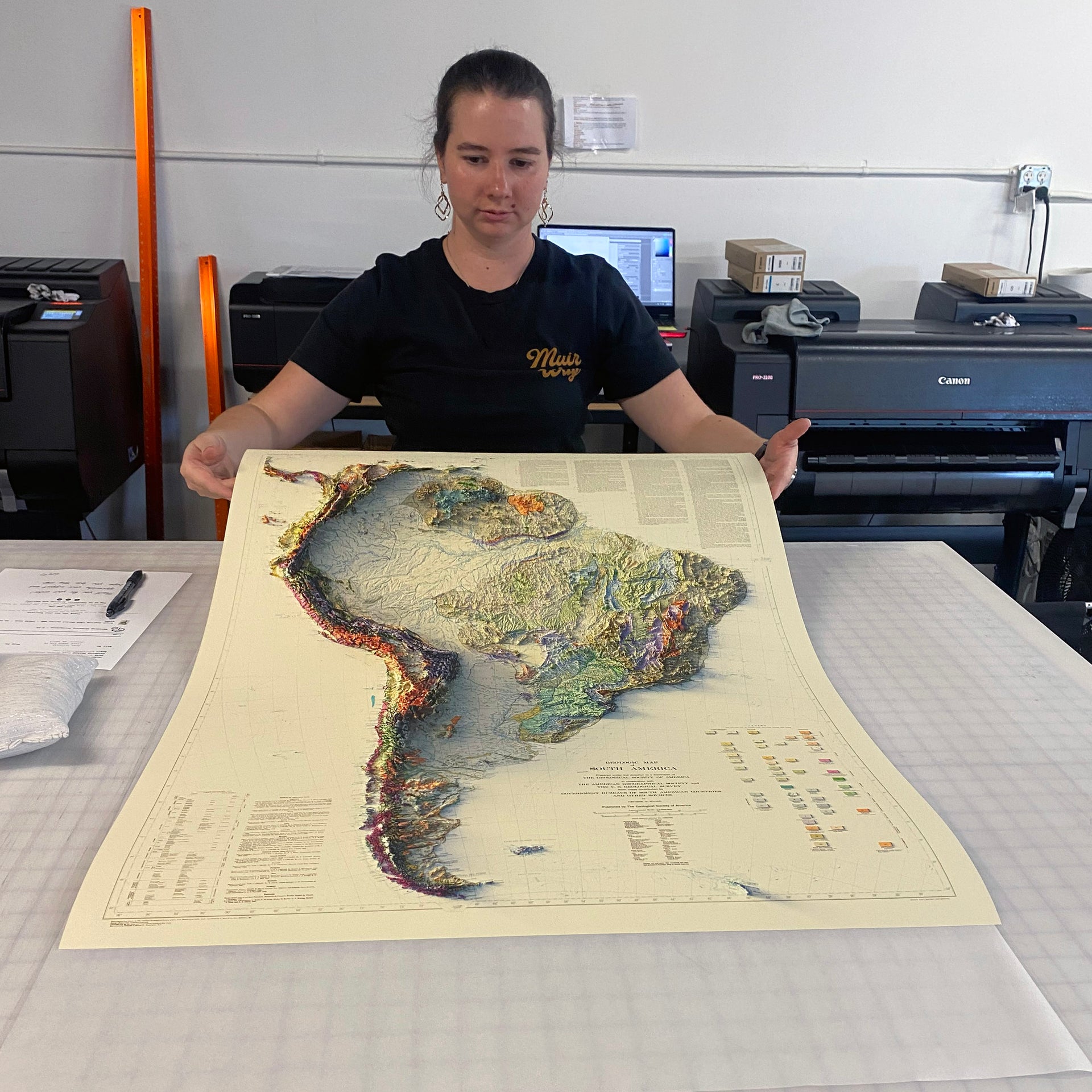 Seattle 1908 Shaded Relief Map – Muir Way
