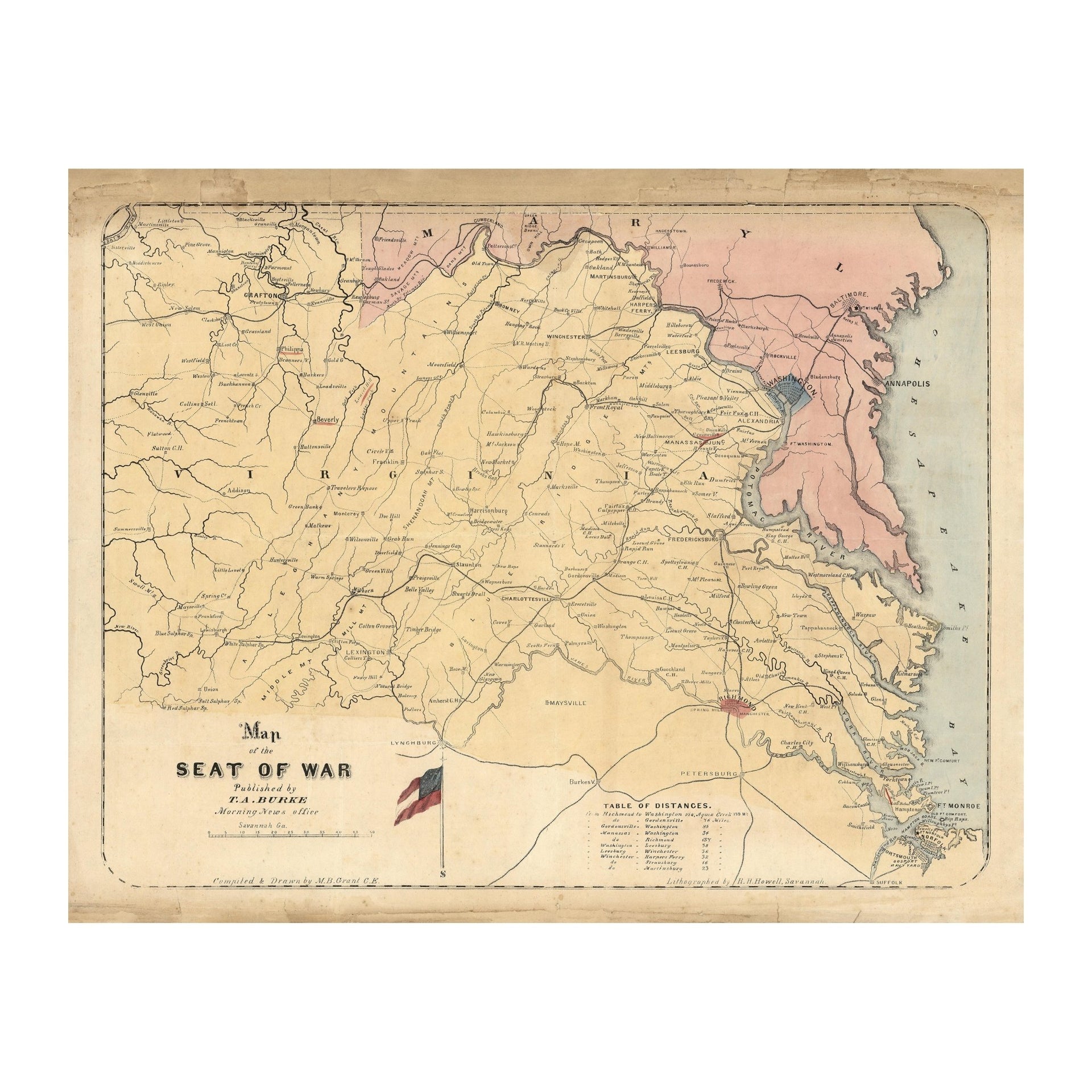Civil War Battle Maps, Gettysburg, Vicksburg, & Port Royal – Page 2 ...