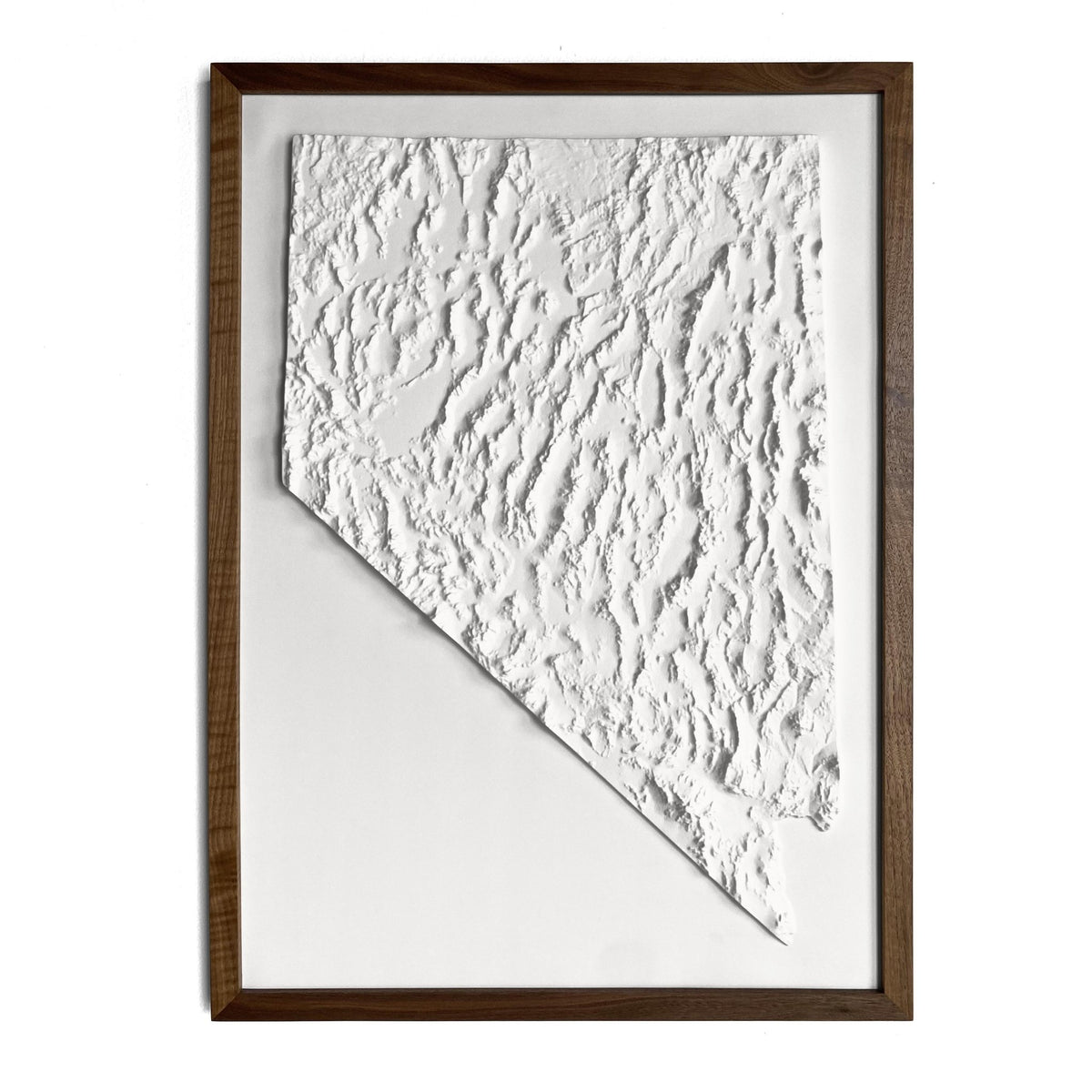 3D Nevada Raised Relief Map – Muir Way