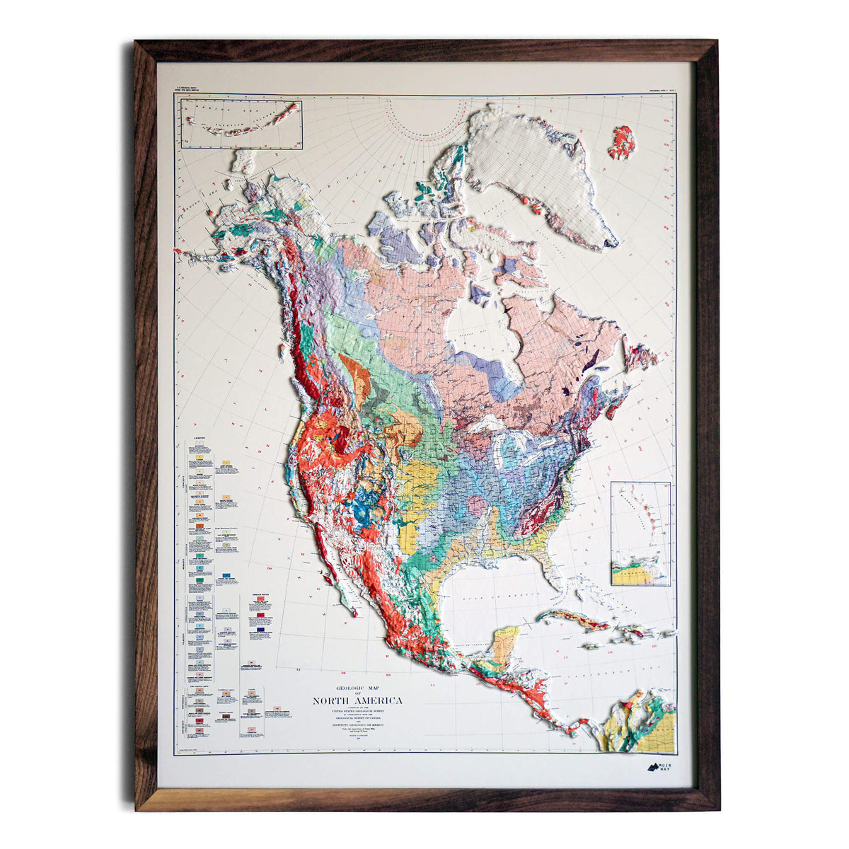 Relief Maps, 3D Maps, Topo Map Art, & More | Muir Way