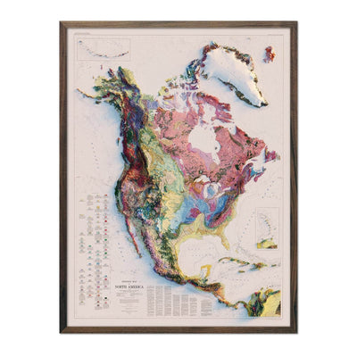 Shop Vintage Relief Maps | Museum-Quality Relief Map Prints - Muir Way