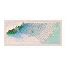 North Carolina 1972 Shaded Relief Map – Muir Way