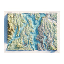 Seattle 1992 Shaded Relief Map – Muir Way