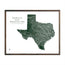 Texas Hydrology Series Map | Map of rivers, streams & more – Muir Way