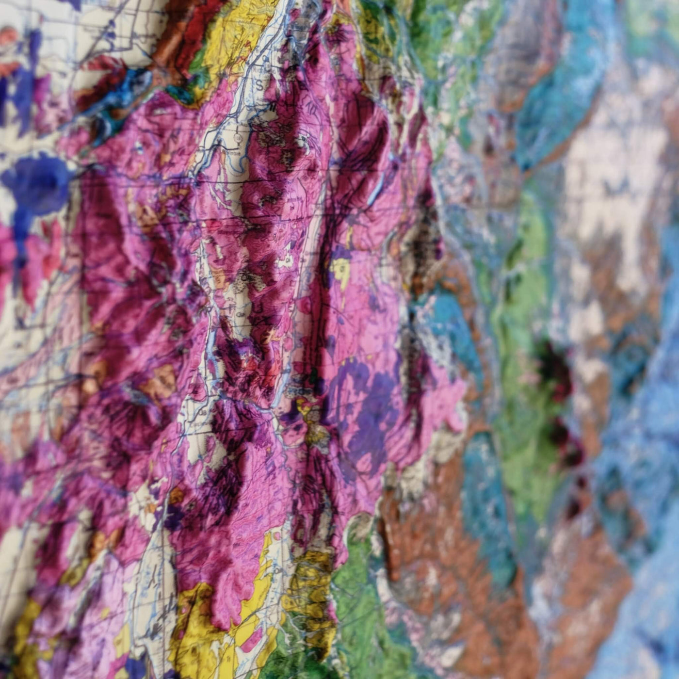 Utah Relief Maps, Hydrological Maps & Elevation Prints. – Muir Way