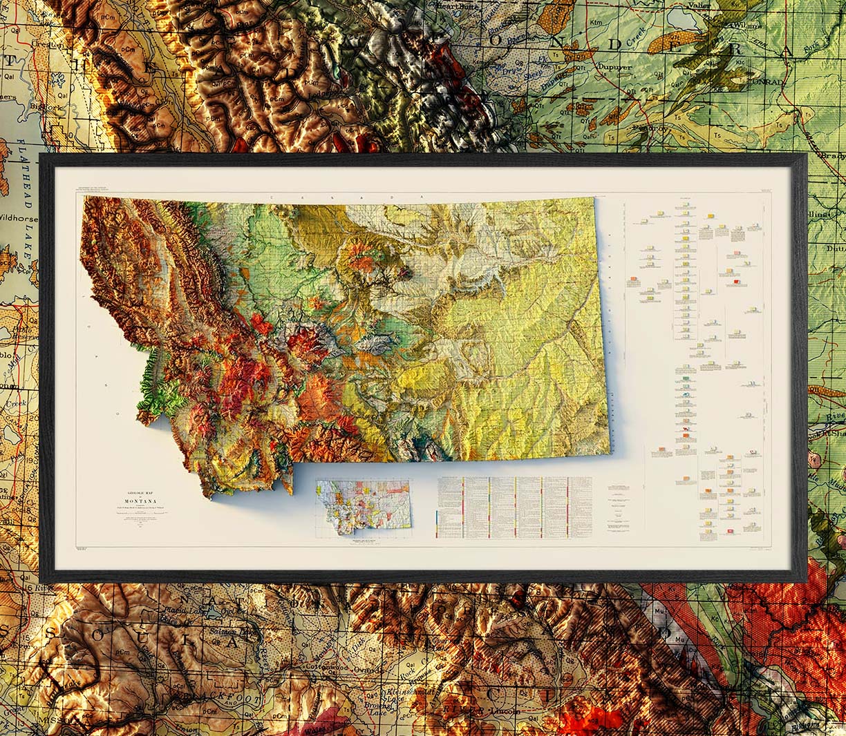 Elevation Maps, Topo Map Art, Relief Maps & More | Muir Way
