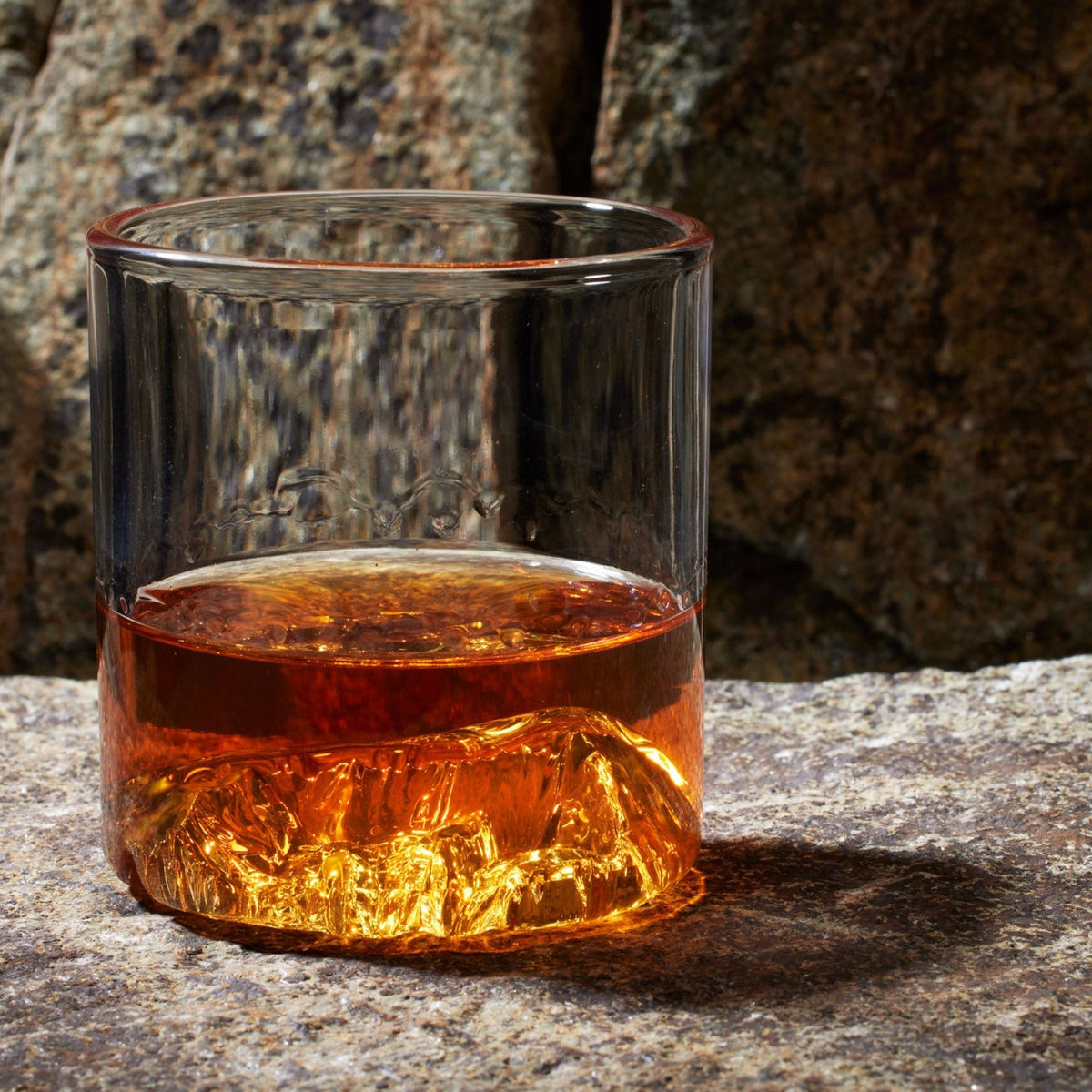 Mt. Whitney Tumbler Glass | Handcrafted Whiskey Glass | 8 oz – Muir Way