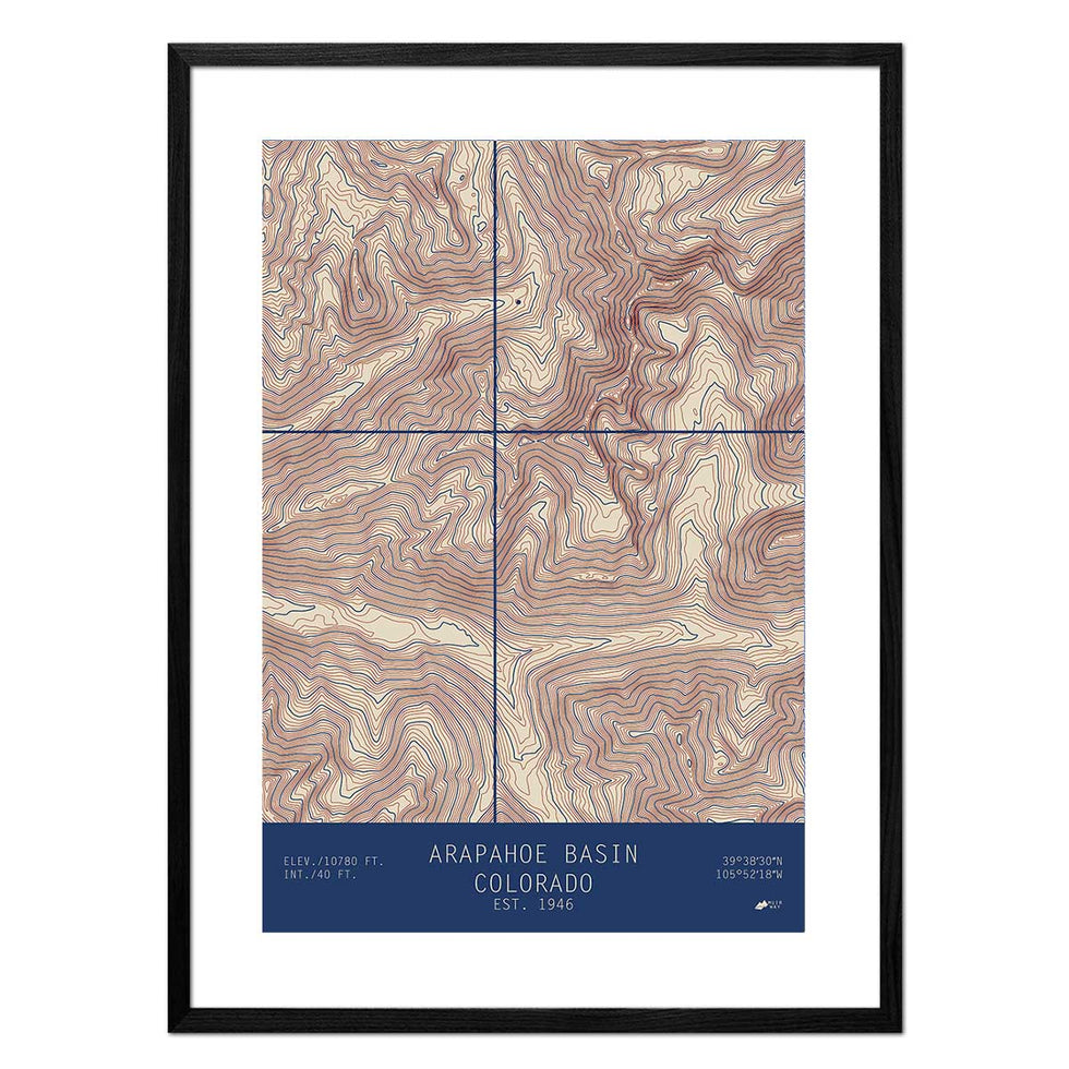A-Basin, Colorado-TOPO Series Map – Muir Way