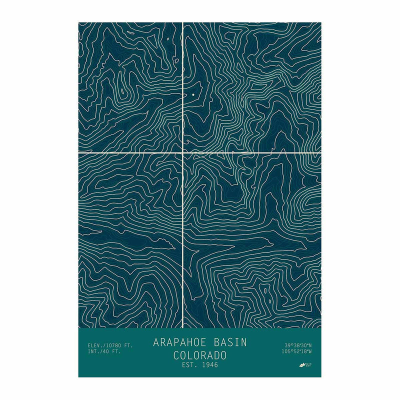 A-Basin, Colorado-TOPO Series Map - Muir Way