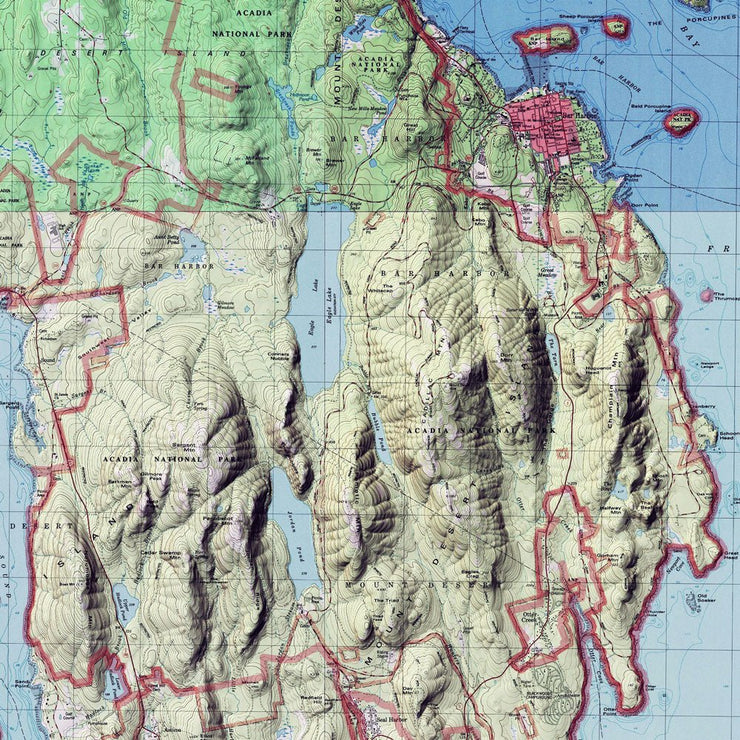 National Park Shaded Relief Maps | USGS Raised Relief Maps – Muir Way