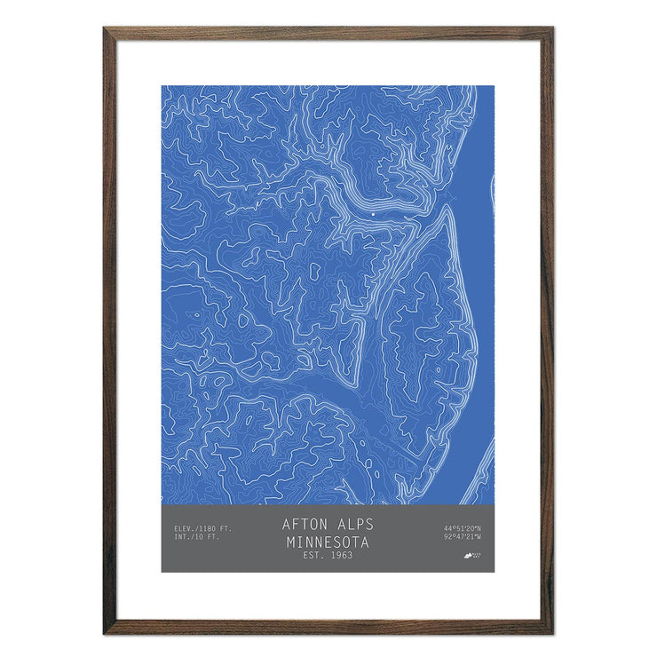 Afton Alps, Minnesota-TOPO Series Map – Muir Way