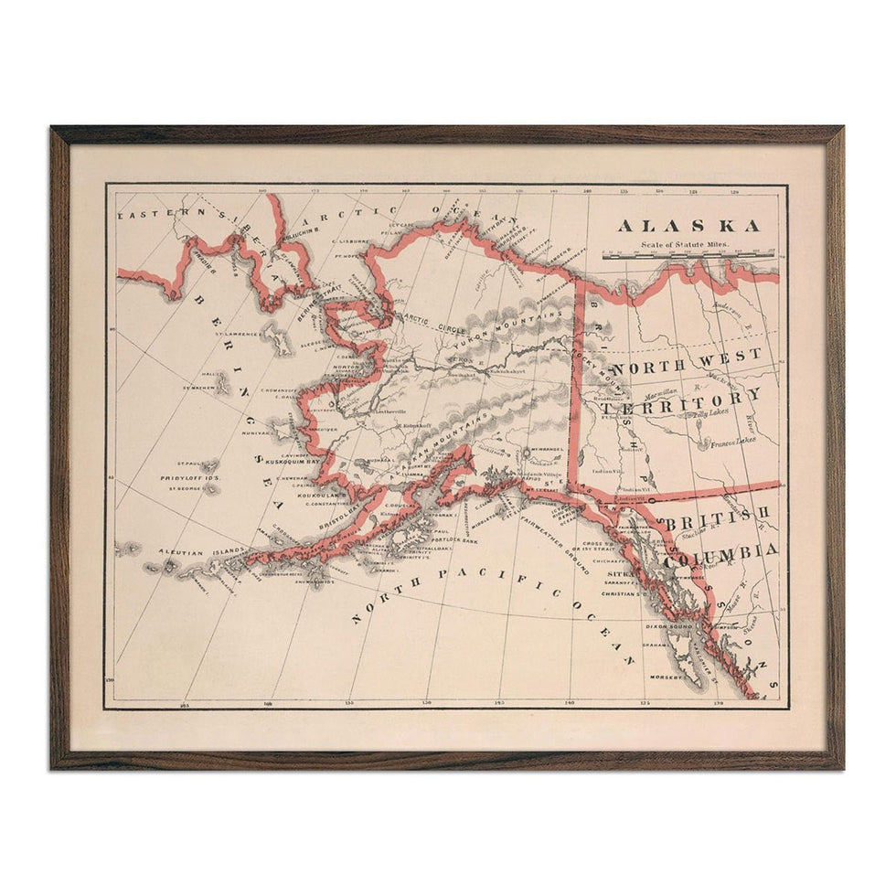 US Maps of 1883 | Vintage Maps of California, Colorado, & More – Muir Way