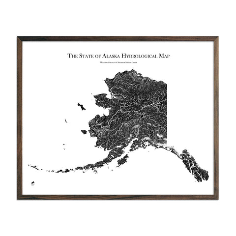 Alaska Hydrology Map | Map of rivers, streams & more – Muir Way