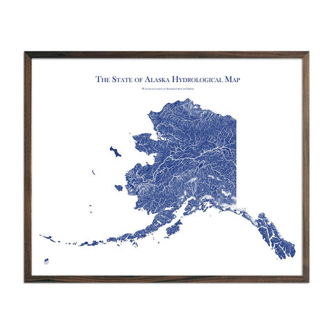 Alaska Hydrology Map | Map of rivers, streams & more – Muir Way