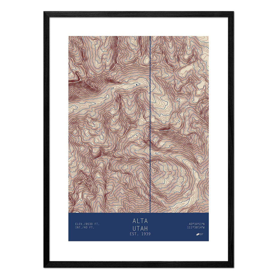 Alta, Utah-TOPO Series Map – Muir Way