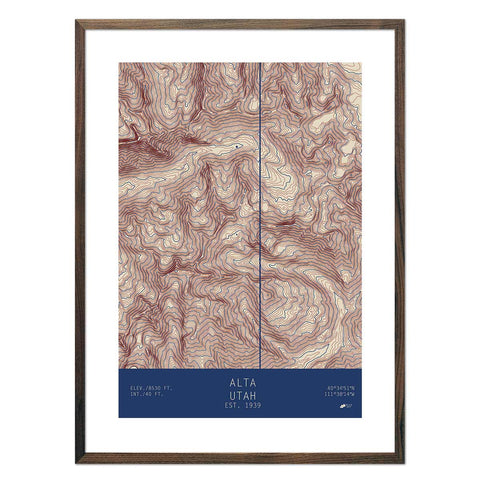 Alta, Utah-TOPO Series Map – Muir Way