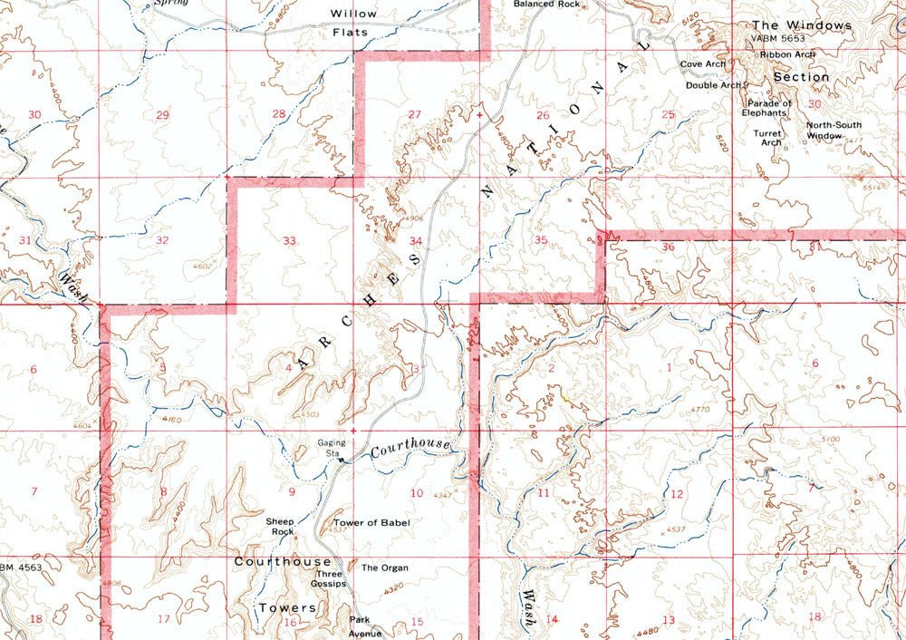 USGS Quadrant Map Prints | National Parks, Major Cities, & More – Muir Way