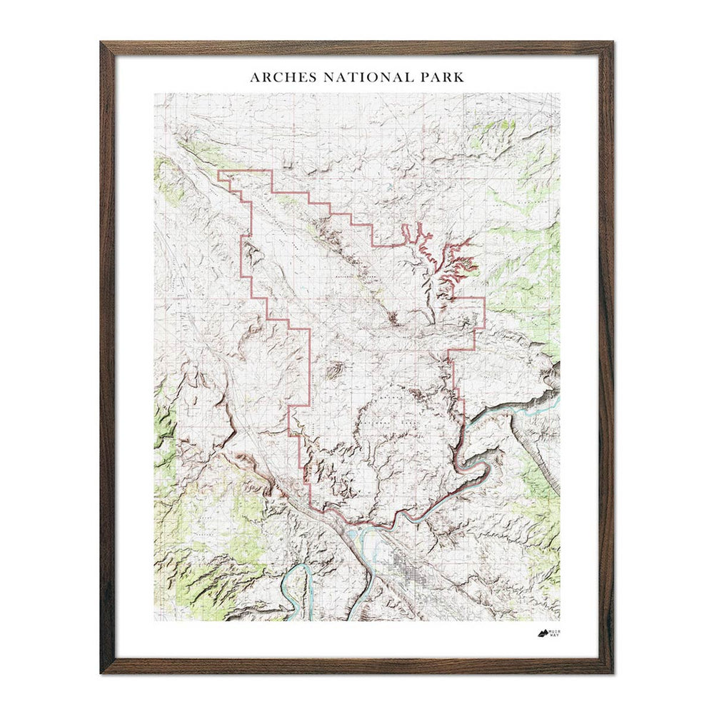 Shop National Park Raised Relief Maps | USGS Raised Relief Maps - Muir Way