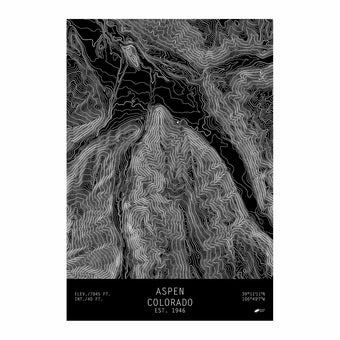 Aspen, Colorado-TOPO Series Map – Muir Way