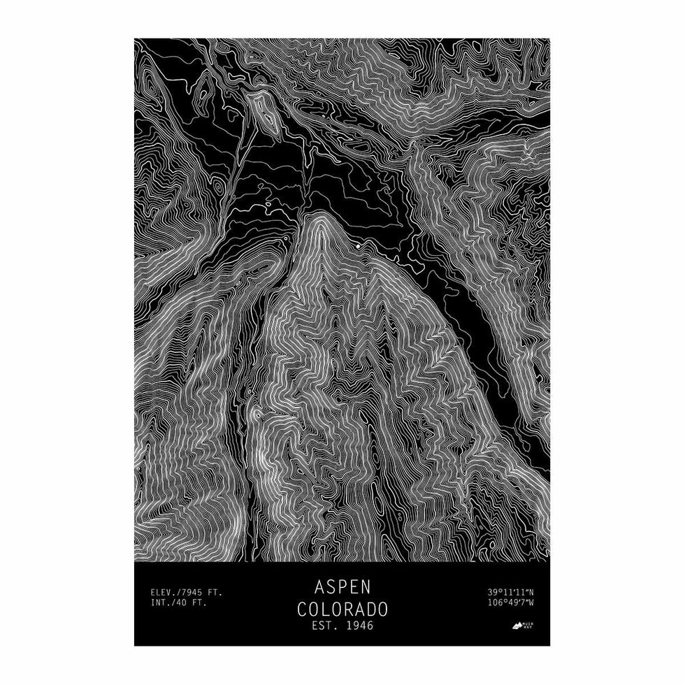 Aspen, Colorado-TOPO Series Map – Muir Way
