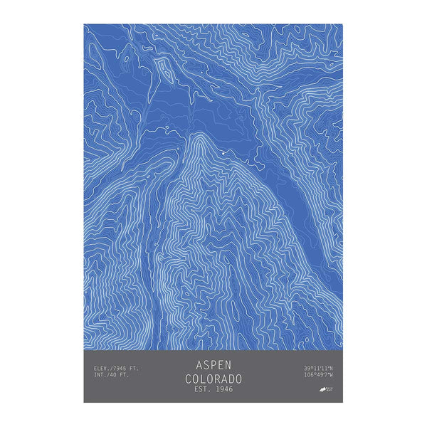 Aspen, Colorado-TOPO Series Map - Muir Way