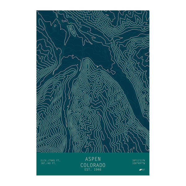 Aspen, Colorado-TOPO Series Map - Muir Way
