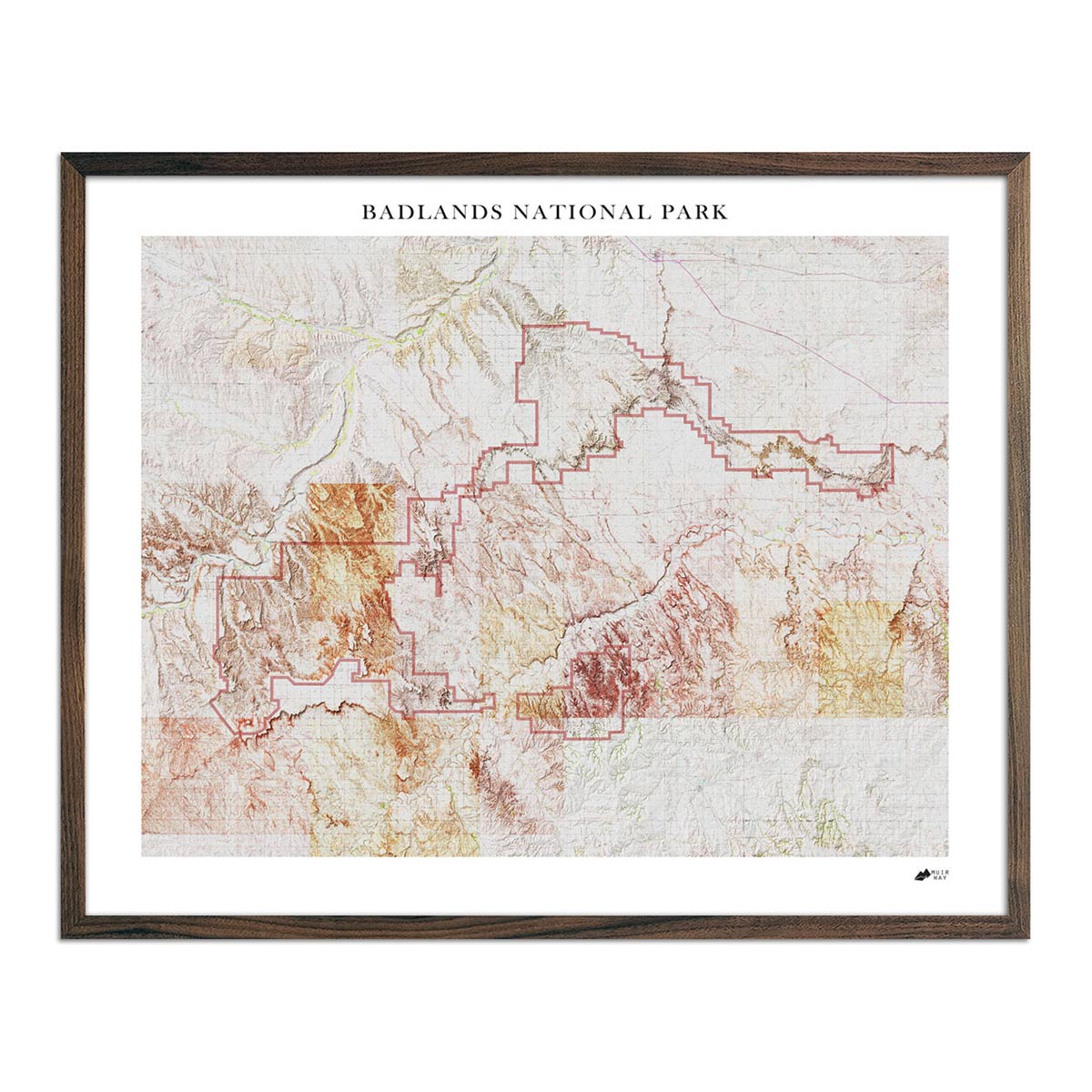 Shop National Park Raised Relief Maps | USGS Raised Relief Maps - Muir Way