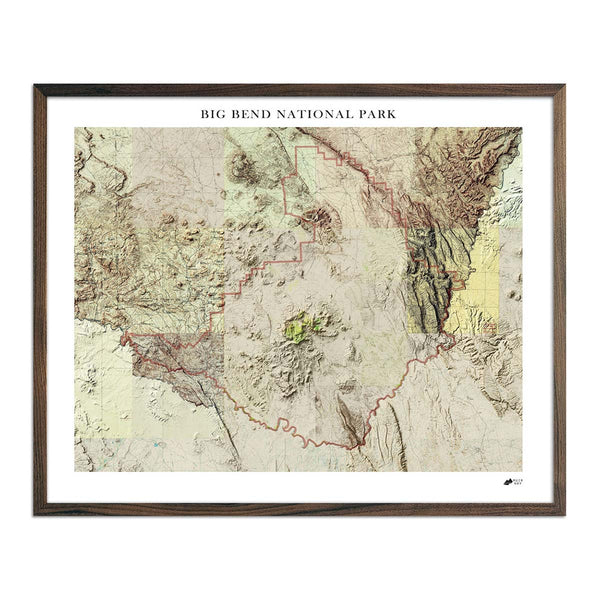 Shop National Park Raised Relief Maps | USGS Raised Relief Maps - Muir Way