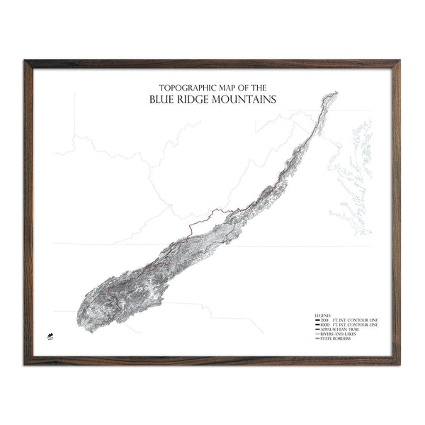 US Mountain Range Maps | The Rockies, Appalachian, & More – Muir Way