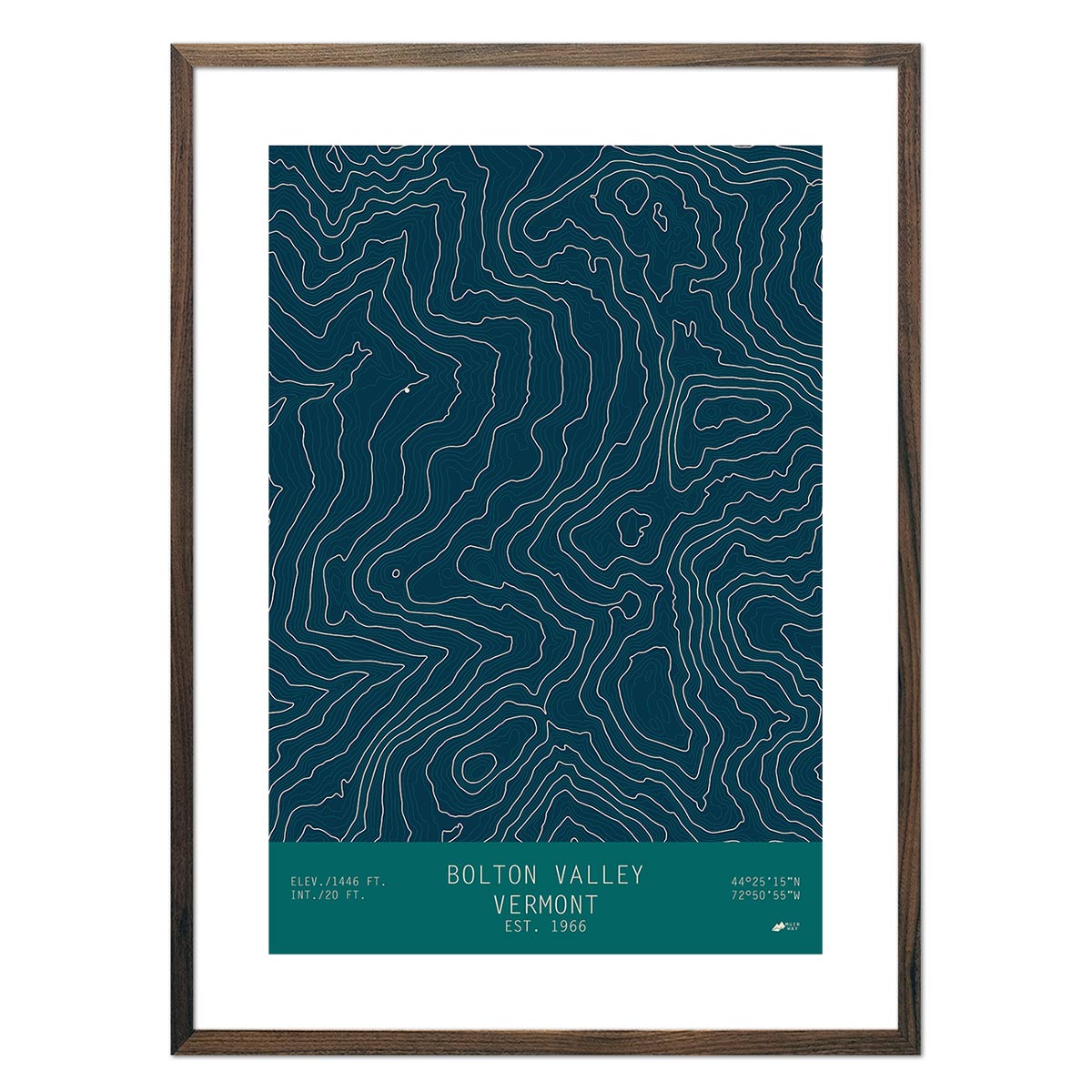 Bolton Valley, Vermont-TOPO Series Map – Muir Way