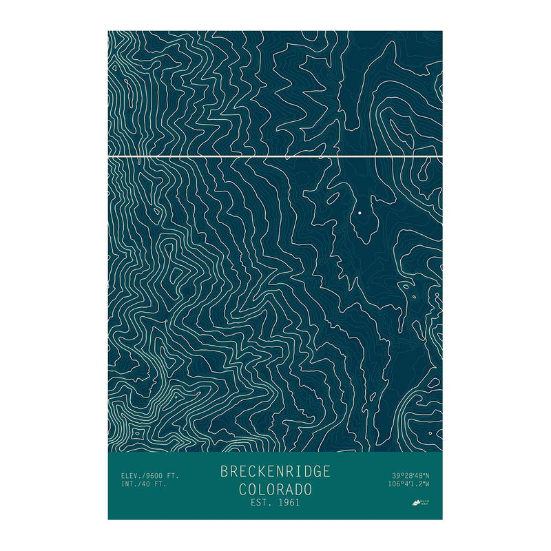 Breckenridge, Colorado-TOPO Series Map - Muir Way