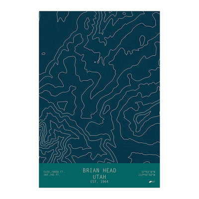 Brian Head, Utah-TOPO Series Map - Muir Way