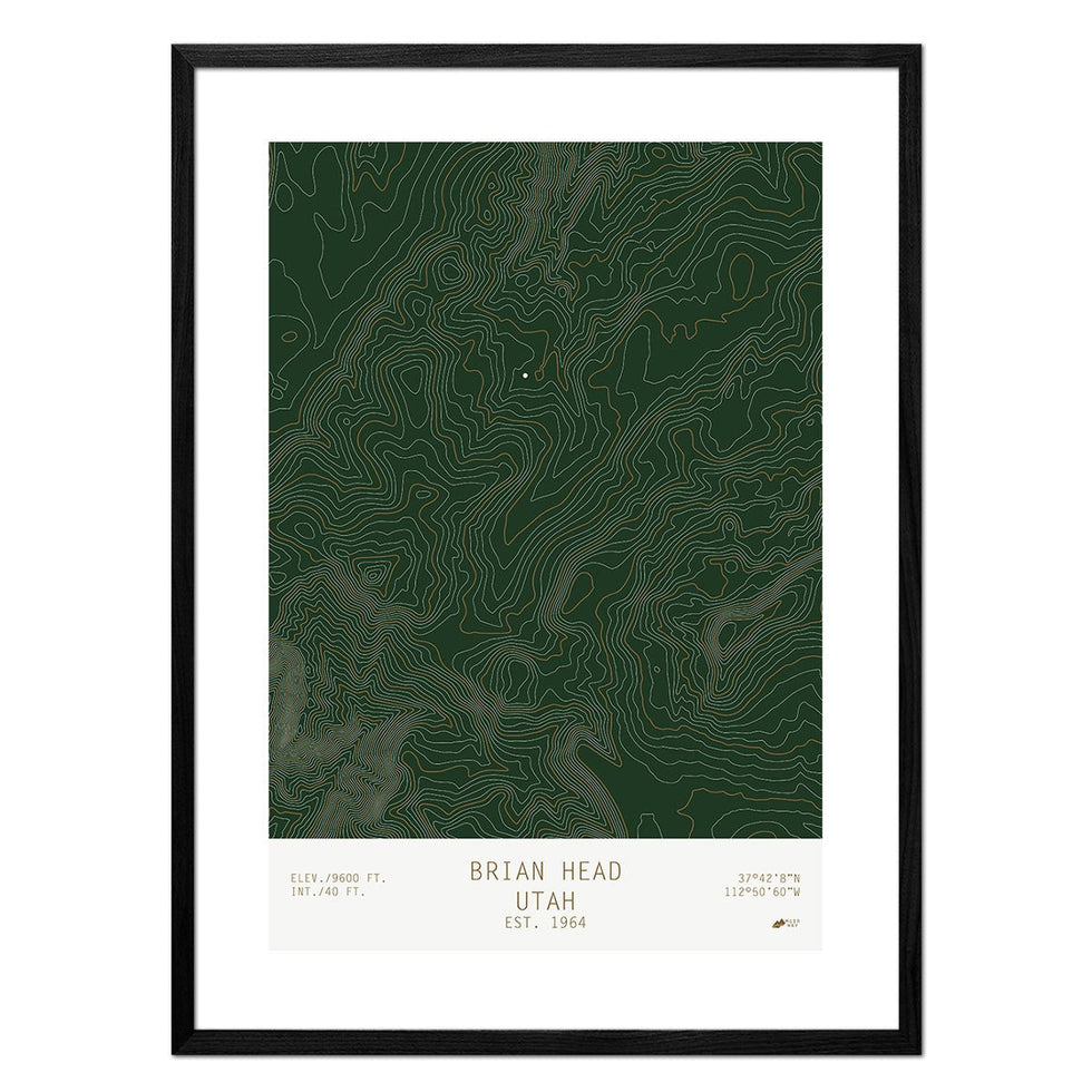 Brian Head, Utah-TOPO Series Map – Muir Way