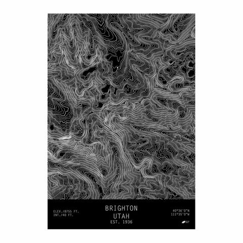 Brighton, Utah-TOPO Series Map – Muir Way