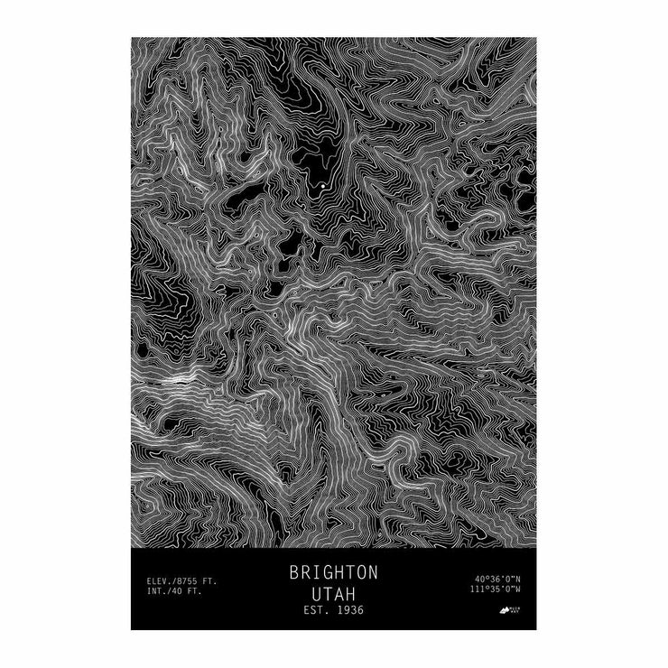 Brighton, Utah-TOPO Series Map – Muir Way