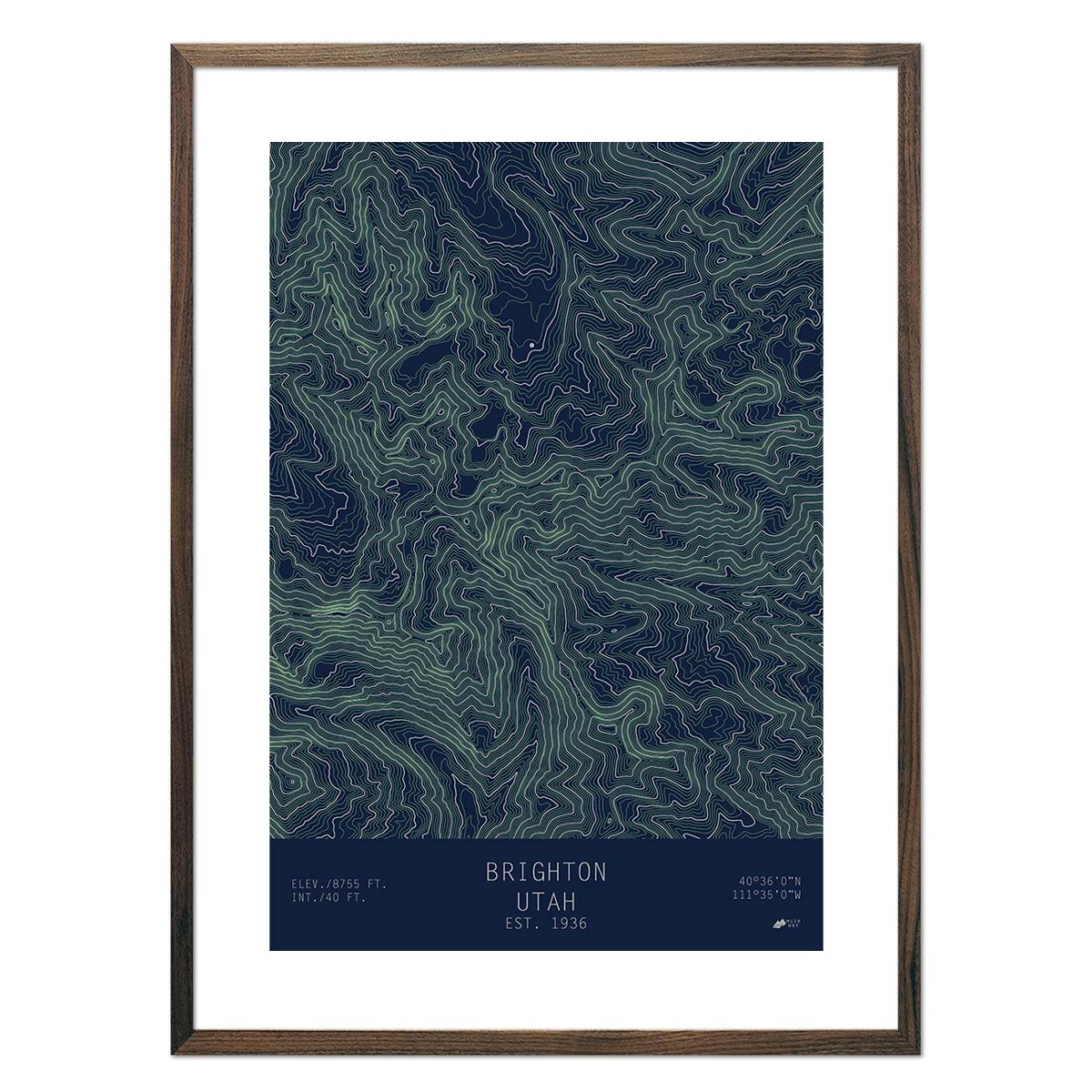 Brighton, Utah-TOPO Series Map - Muir Way