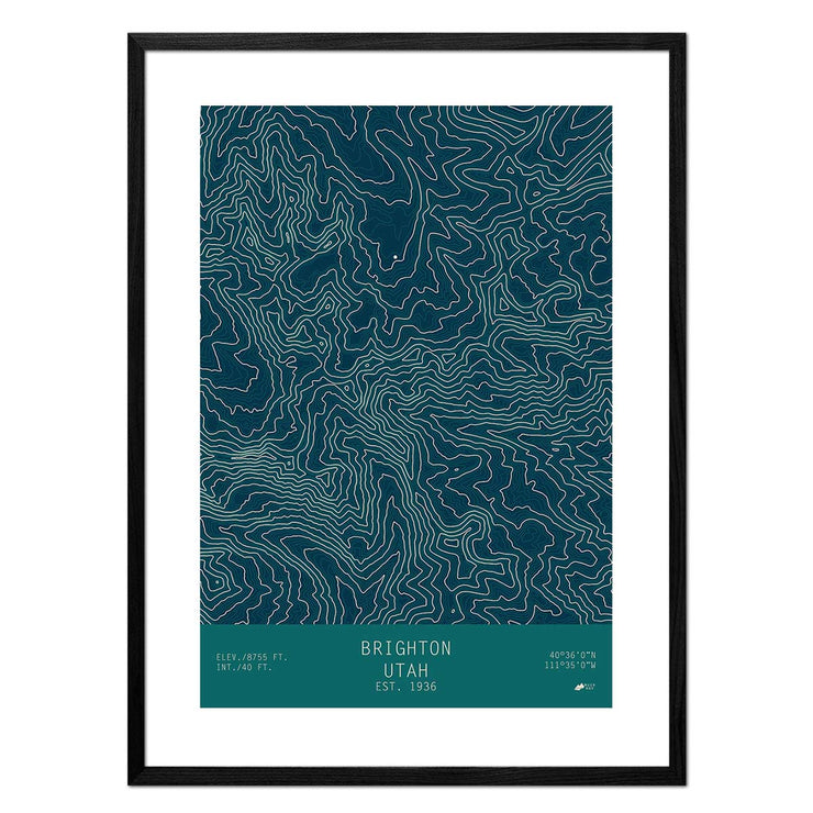 Brighton, Utah-TOPO Series Map – Muir Way