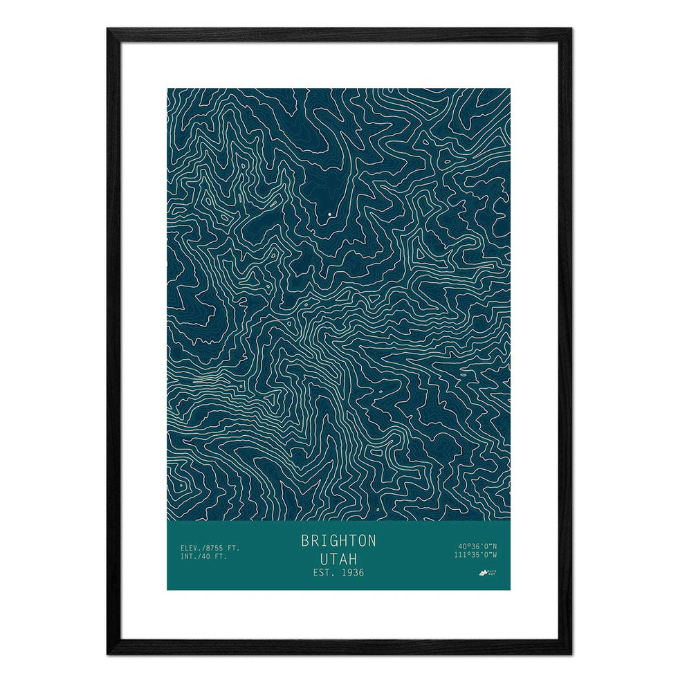 Brighton, Utah-TOPO Series Map – Muir Way