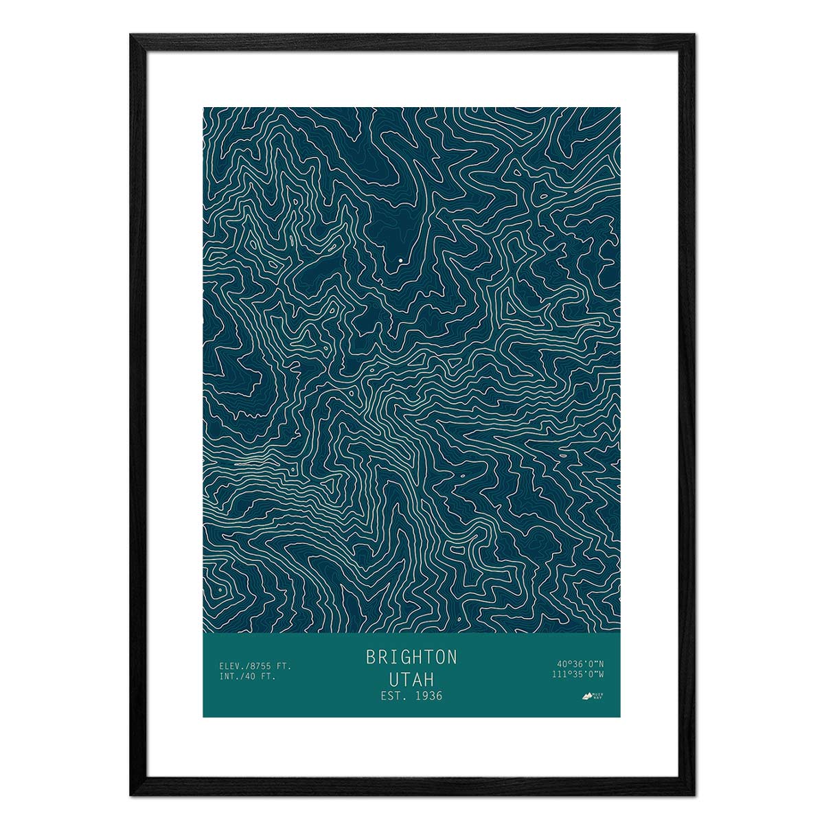 Brighton, Utah-TOPO Series Map - Muir Way