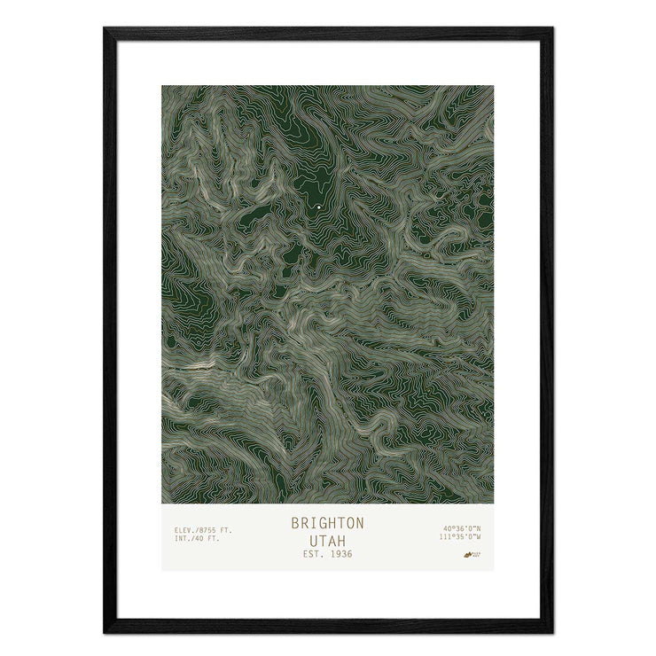 Brighton, Utah-TOPO Series Map – Muir Way