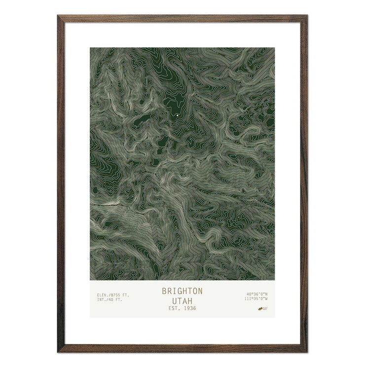 Brighton, Utah-TOPO Series Map – Muir Way