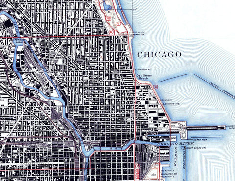 Chicago, IL 1939 USGS Map – Muir Way