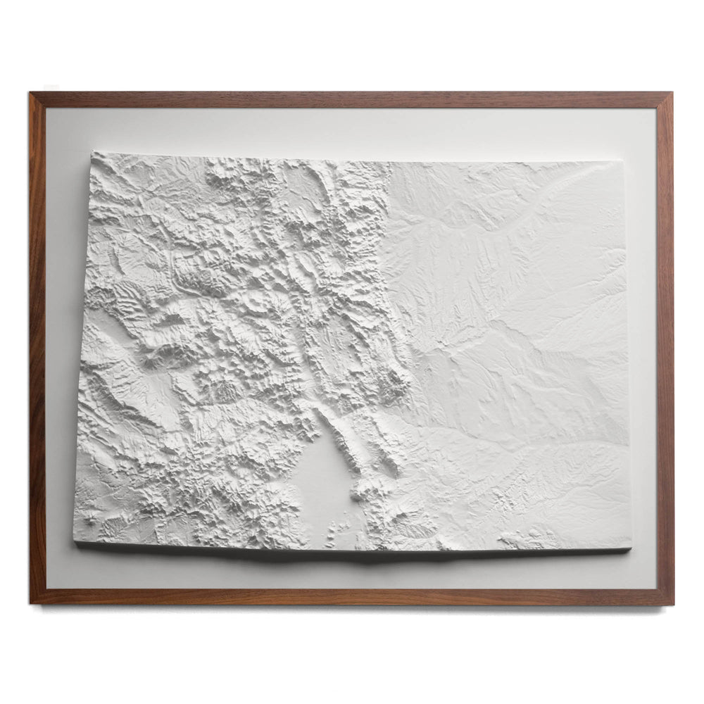 Colorado Relief Maps | Map Art | Elevation, Hydrological Maps - Muir Way