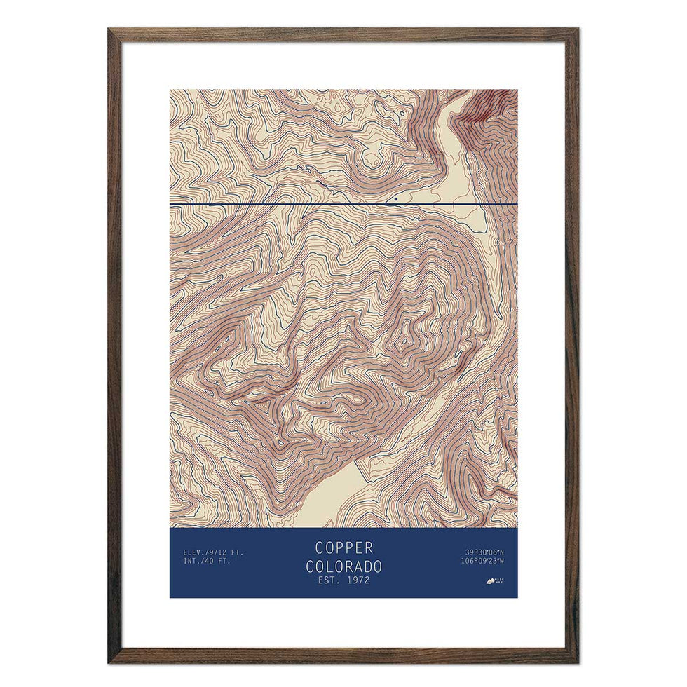 Copper, Colorado-TOPO Series Map – Muir Way