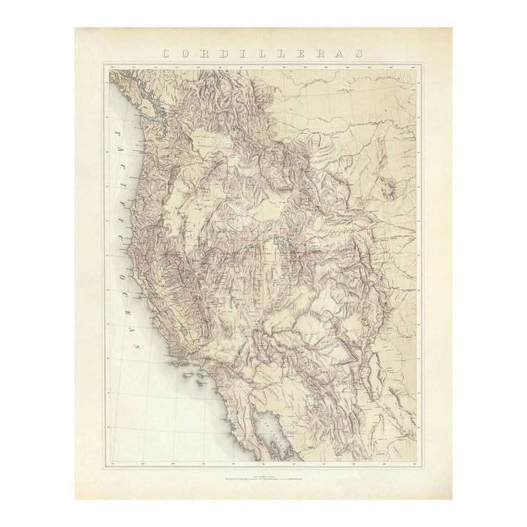 1876 Geologic Topographic Maps | Rocky Mountains More – Muir Way